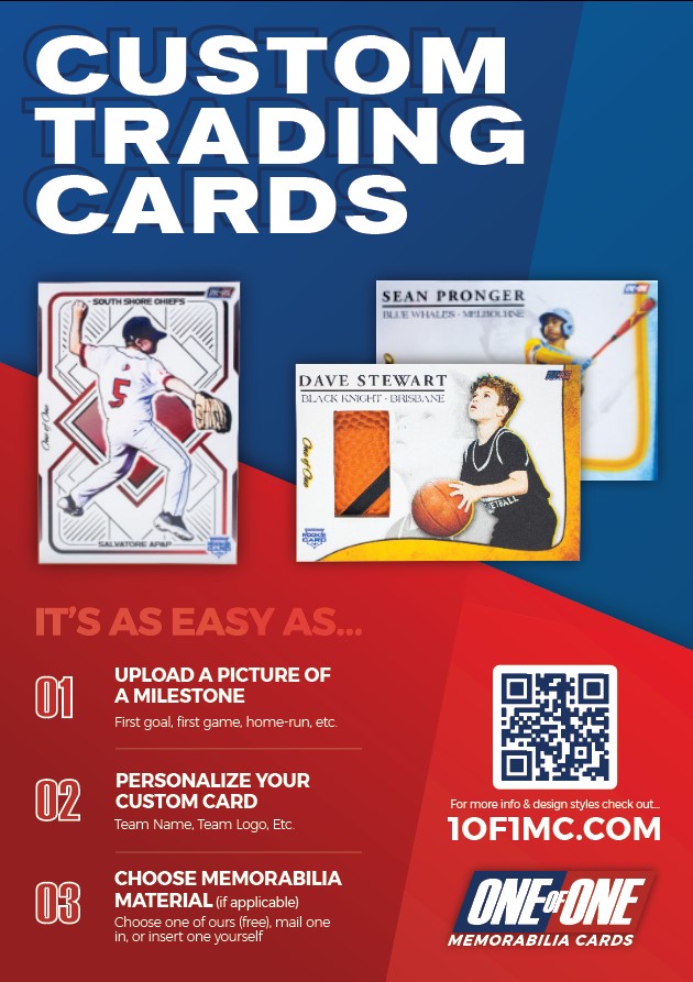 "Create Your Own Unique Custom Memorabilia Cards" – 1of1mc