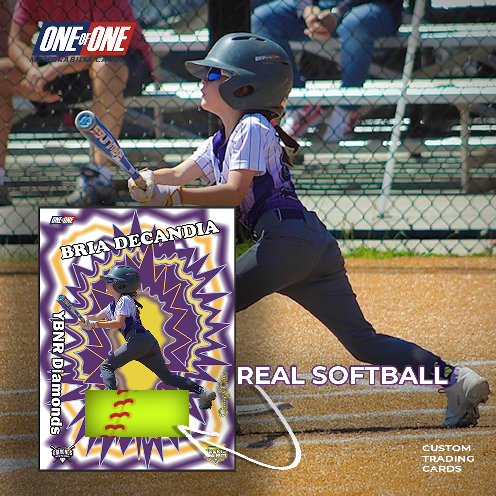 Preserve Precious Moments with Custom Softball Relic Cards from 1of1 M ...